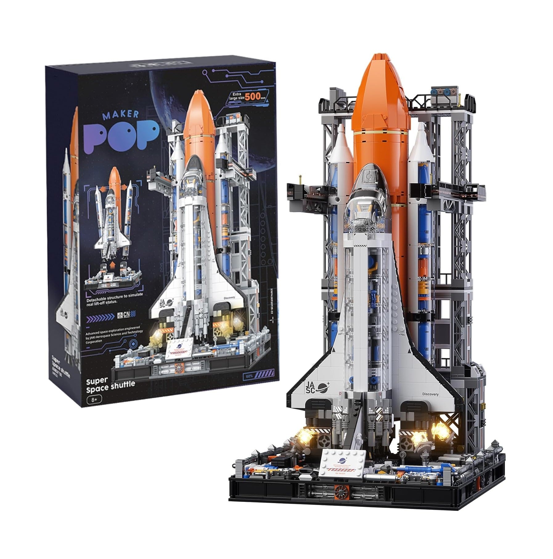NASA-Inspired Space Shuttle Toy Building Blocks Kit – Heydaystoys