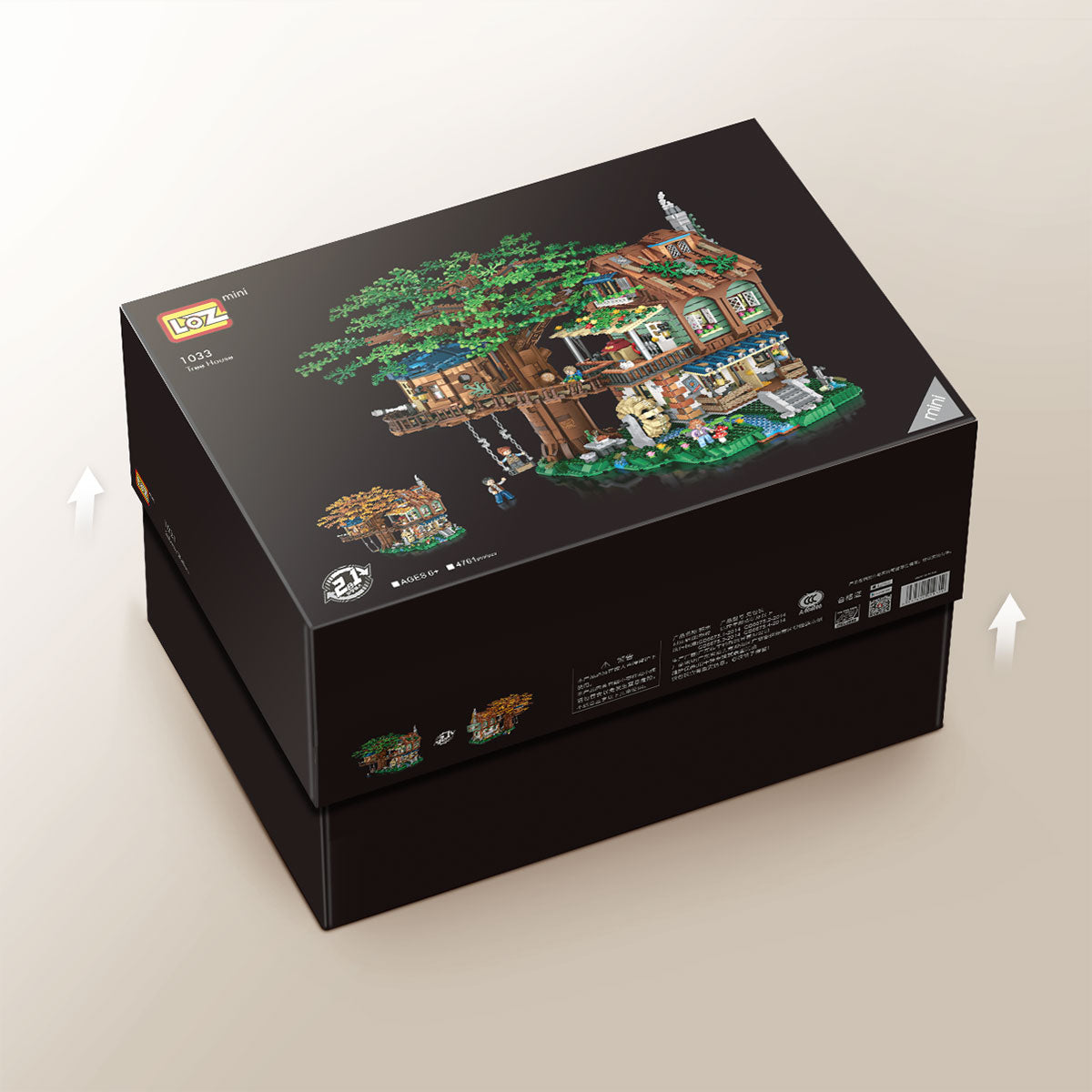 LOZ Architecture Series Tree House (4761pcs) Mini Building Blocks 1033 ...