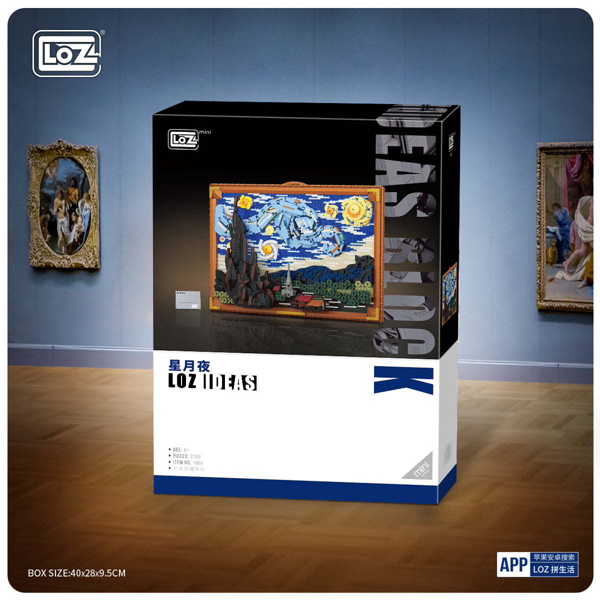 LOZ Architecture Series The Starry Night (2789pcs) Mini Building Block ...